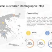 Greece Map PowerPoint Template 01