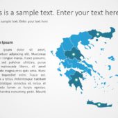 Greece Map PowerPoint Template 01