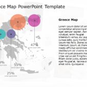 Greece Map PowerPoint Template 01