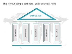 5 Steps Bar Strategy PowerPoint Template | SlideUpLift