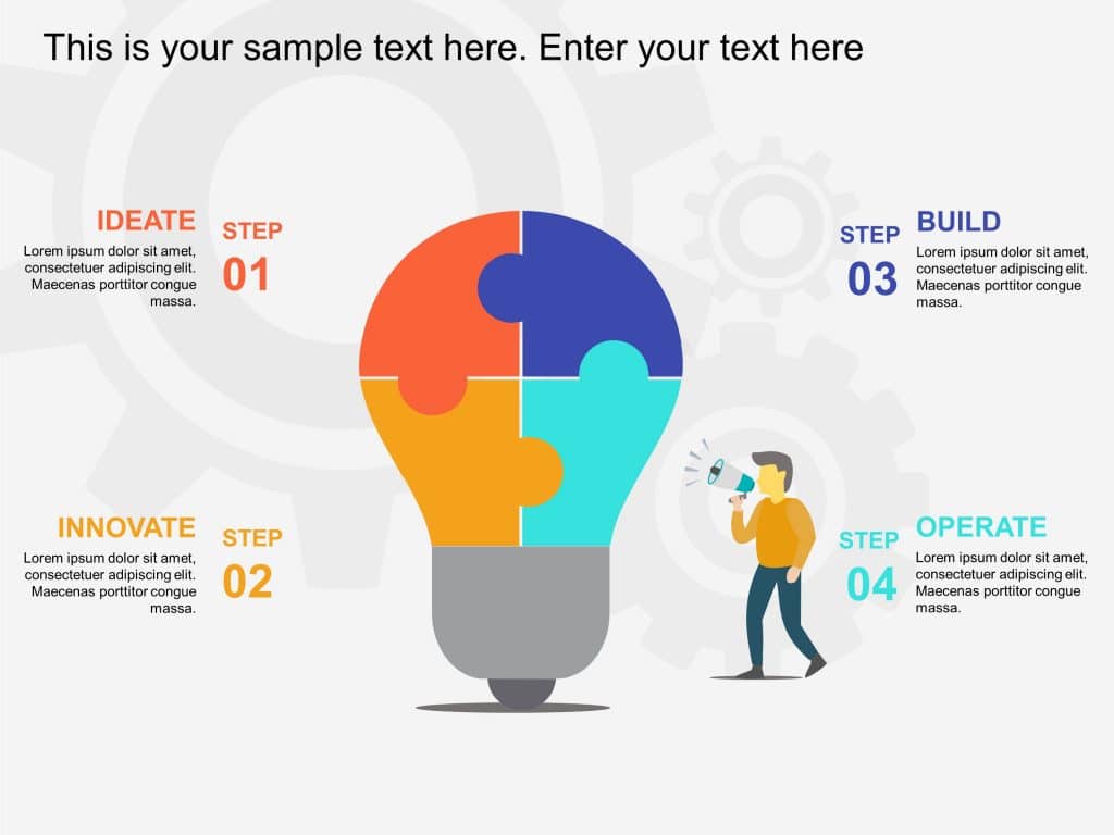 Animated Business Strategy Communication PowerPoint Template