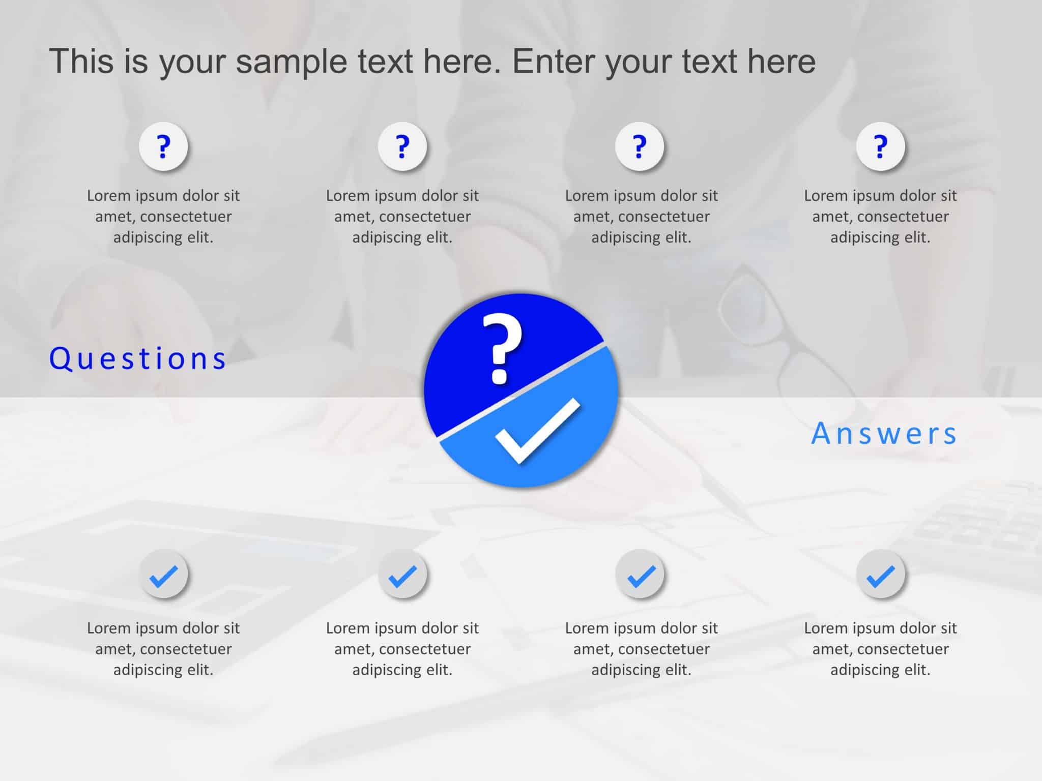 Question Answer Slide | Question Templates | SlideUpLift