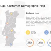 Portugal Map PowerPoint Template 05