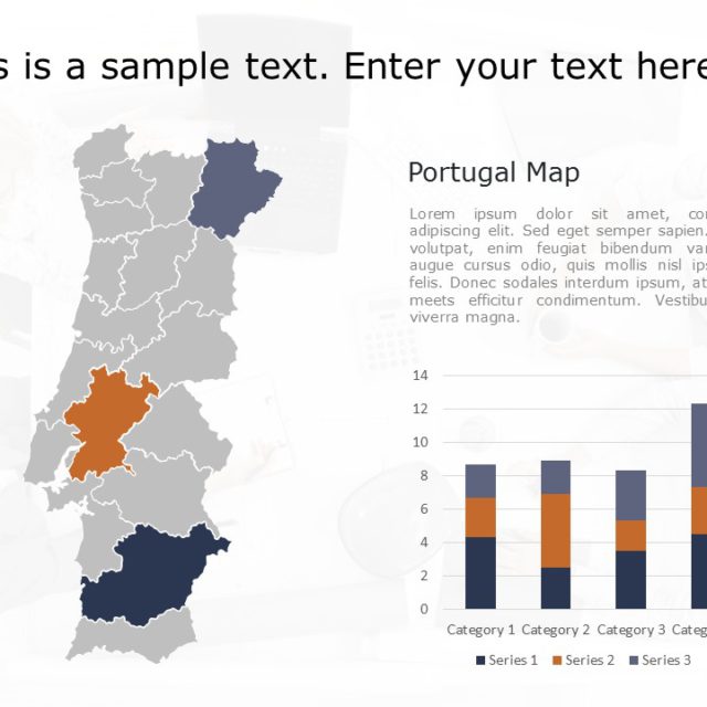 Portugal Map PowerPoint Template 01 | SlideUpLift