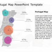 Portugal Map PowerPoint Template 04