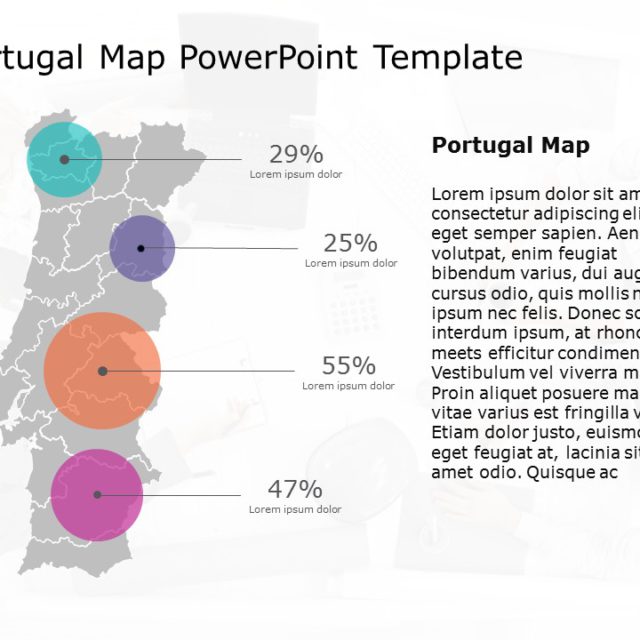 Portugal Map PowerPoint Template 01 | SlideUpLift