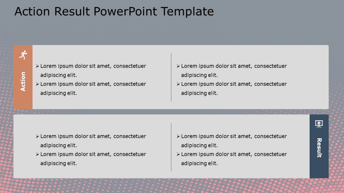 Editable Action Results Templates For PowerPoint | SlideUpLift