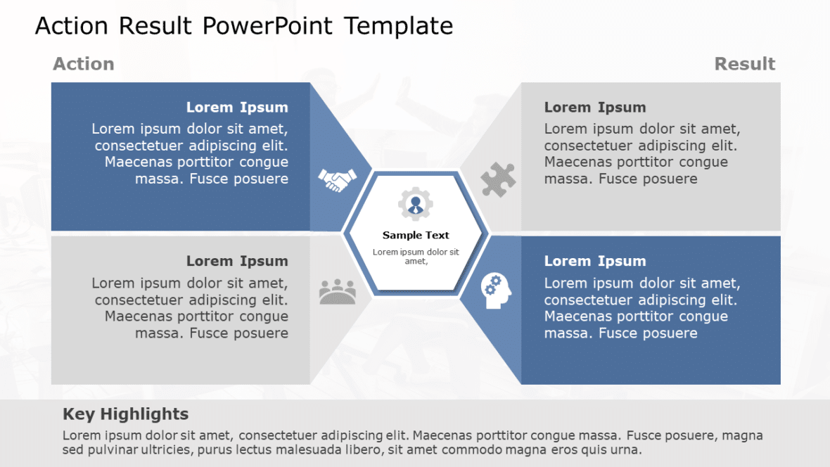 Editable Action Results Templates For PowerPoint | SlideUpLift