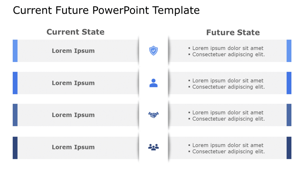 Current State vs Future State Slide Templates | SlideupLift