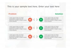 Problem Solution PowerPoint Template 137 | Problem Solution Templates ...