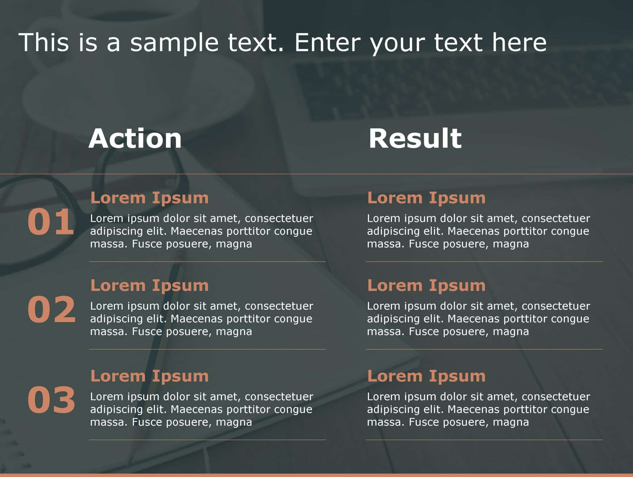 Action Result 12 PowerPoint Template | SlideUpLift