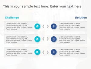 Challenges Solutions 132 PowerPoint Template | SlideUpLift