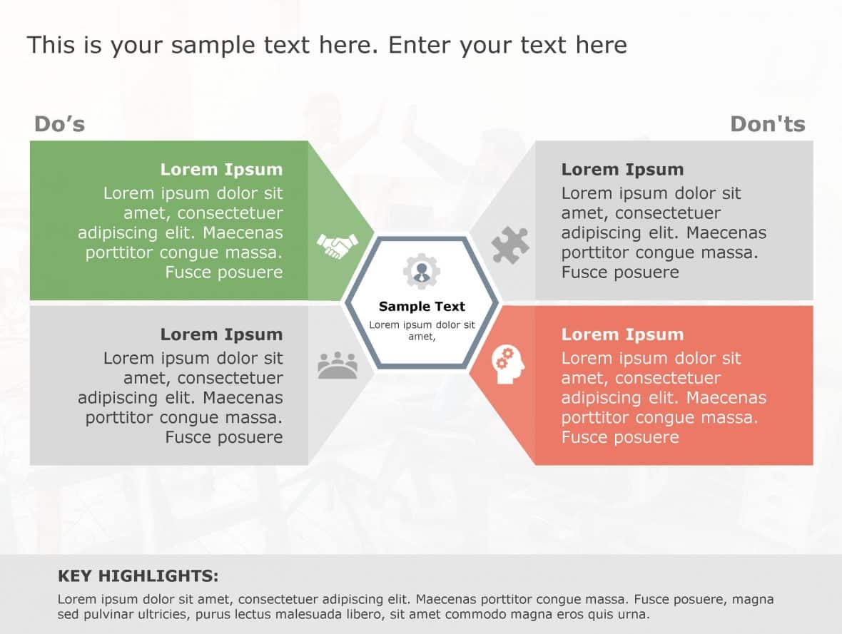 Dos Don't PowerPoint Template 17 | Dos Don'ts Templates | SlideUpLift