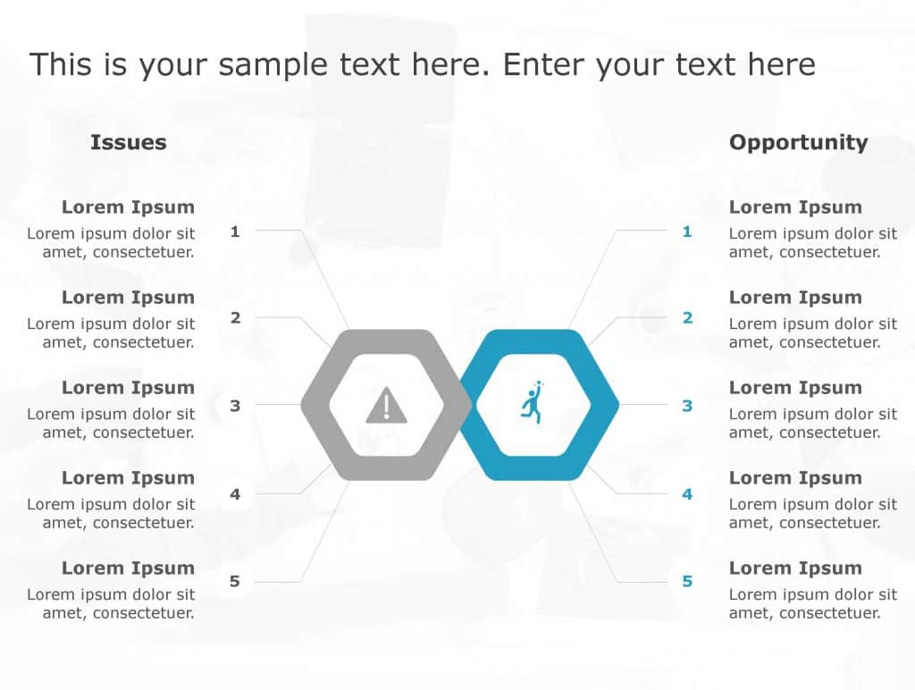 Issues Opportunities 102 PowerPoint Template