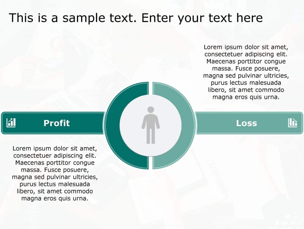 Profit Loss 145 PowerPoint Template Profit Loss 145 PowerPoint Template