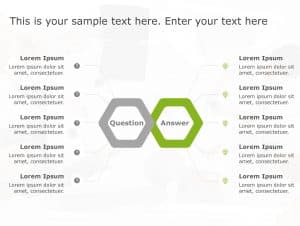 Question Answer PowerPoint Template 165 | Question Answer Templates ...