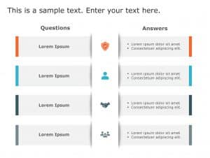 Question Answer PowerPoint Template 165 | Question Answer Templates ...