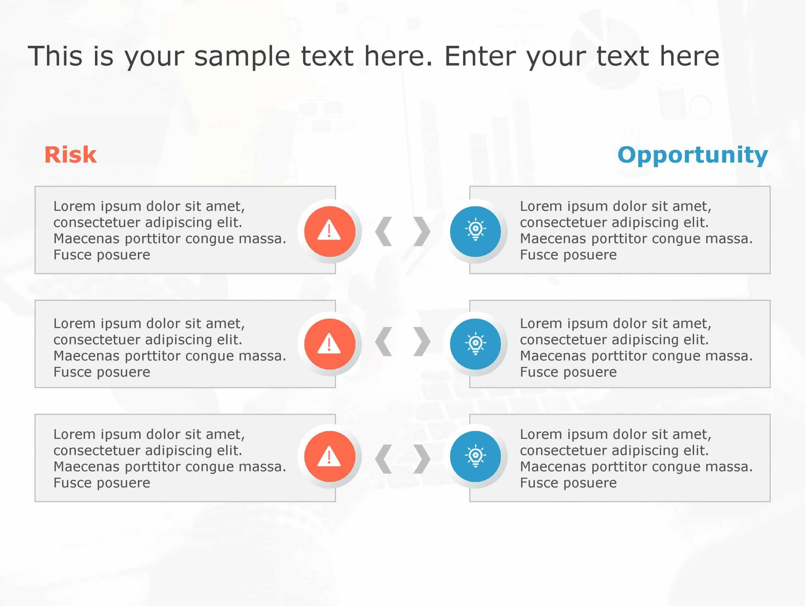 Risk Opportunity 85 PowerPoint Template Risk Opportunity 85 PowerPoint Template