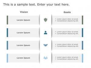 Vision Goals PowerPoint Template 196 | Vision Goals Templates | SlideUpLift