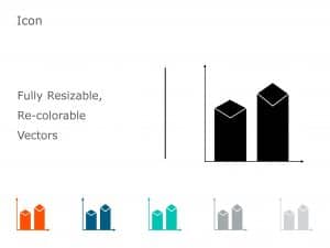 Graph PowerPoint Icon 08 | Graph Templates | SlideUpLift