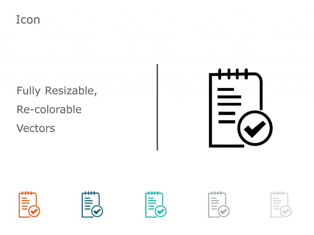 CONCLUSION Icon 09 PowerPoint Template