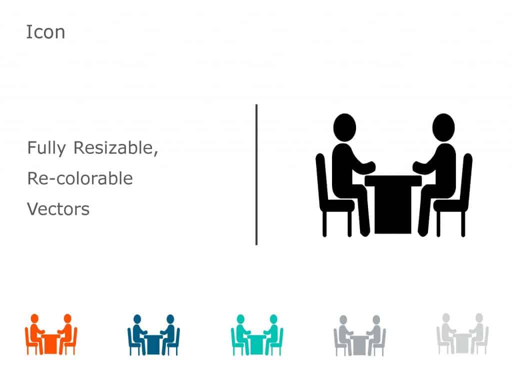 INTERVIEW Icon 03 PowerPoint Template