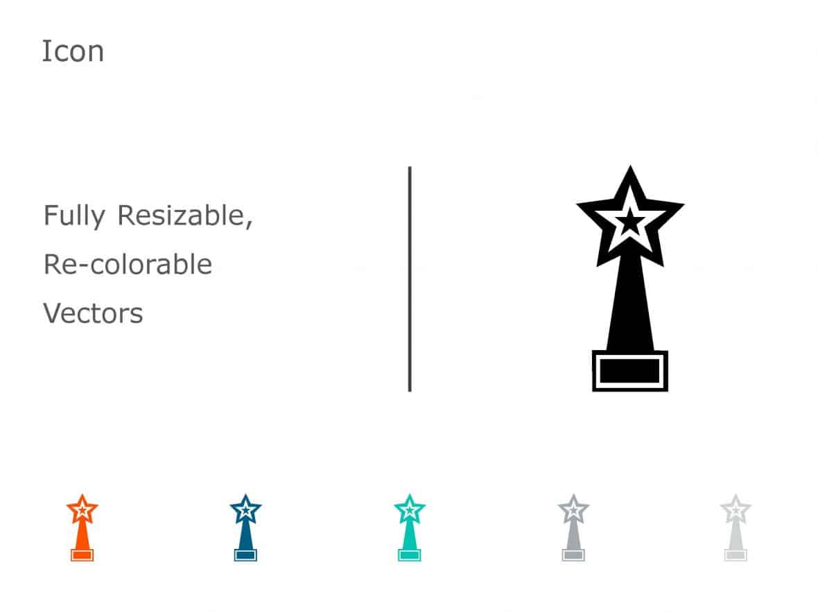 Top trophy achievements icon PowerPoint Templates | trophy achievements ...