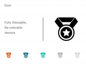 Accomplishments PowerPoint Icon 02 | Achievement Templates | SlideUpLift