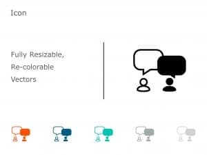 Communication Icon 12 PowerPoint Template | SlideUpLift