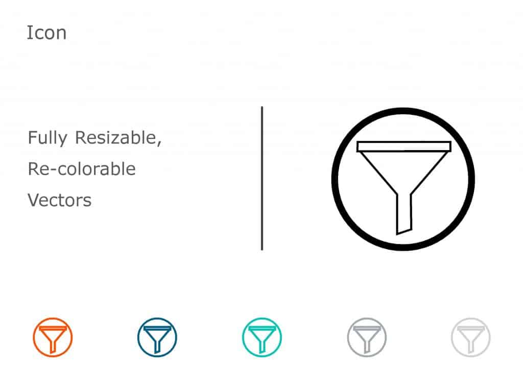 Filter Icon 12 PowerPoint Template
