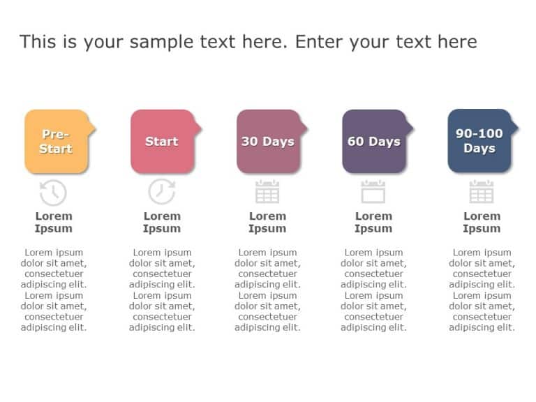 100 Day Action Plan | 100 Day Planning Templates | SlideUpLift