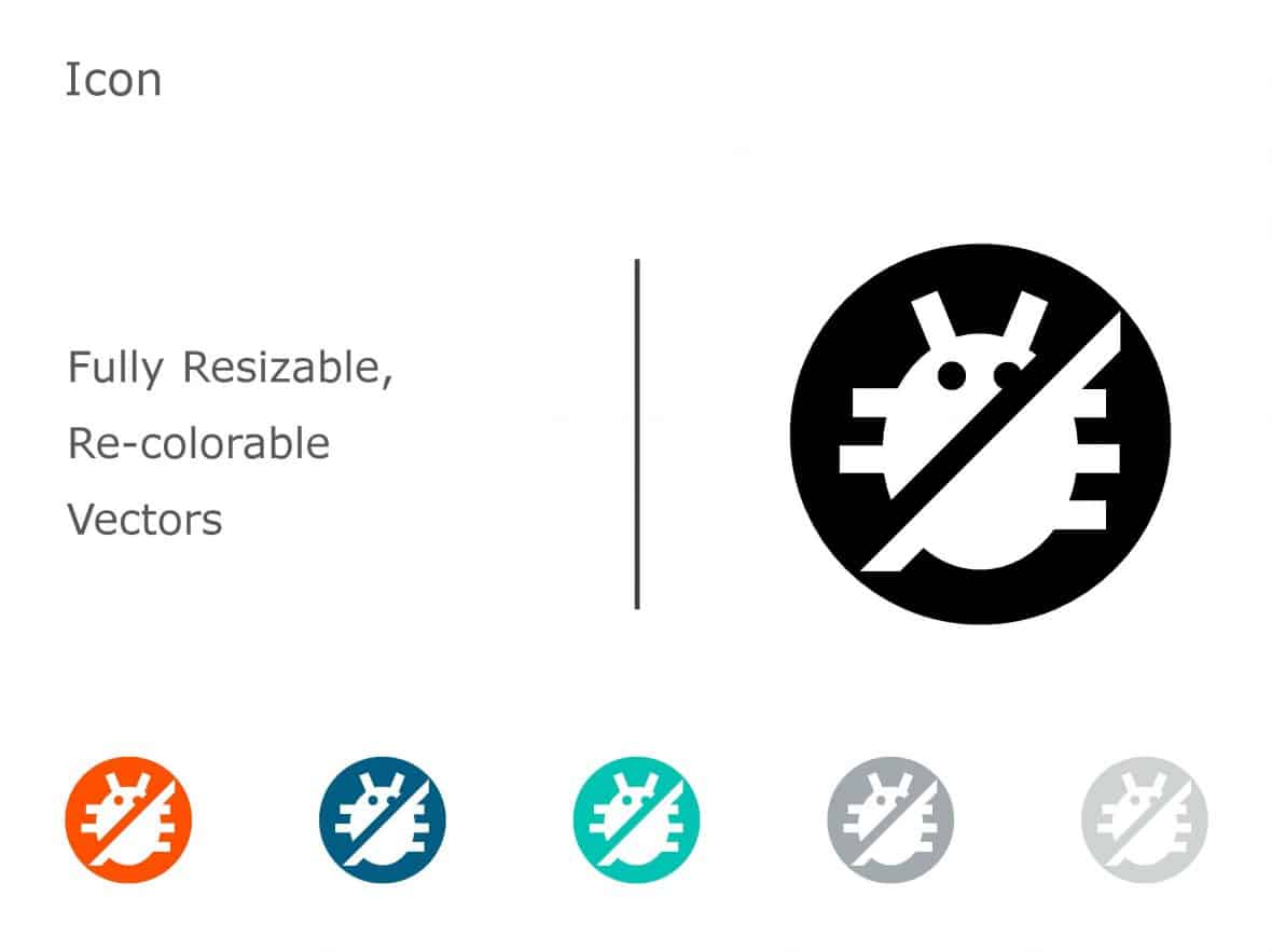 Editable Bacteria Icons For PowerPoint | SlideUpLift