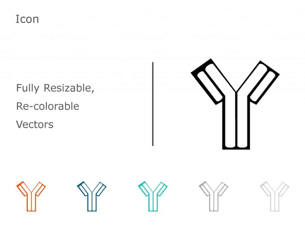 Anti-Infectives & Antibody Icons 10 PowerPoint Template