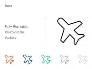 Plane Icon 1 PowerPoint Template | SlideUpLift