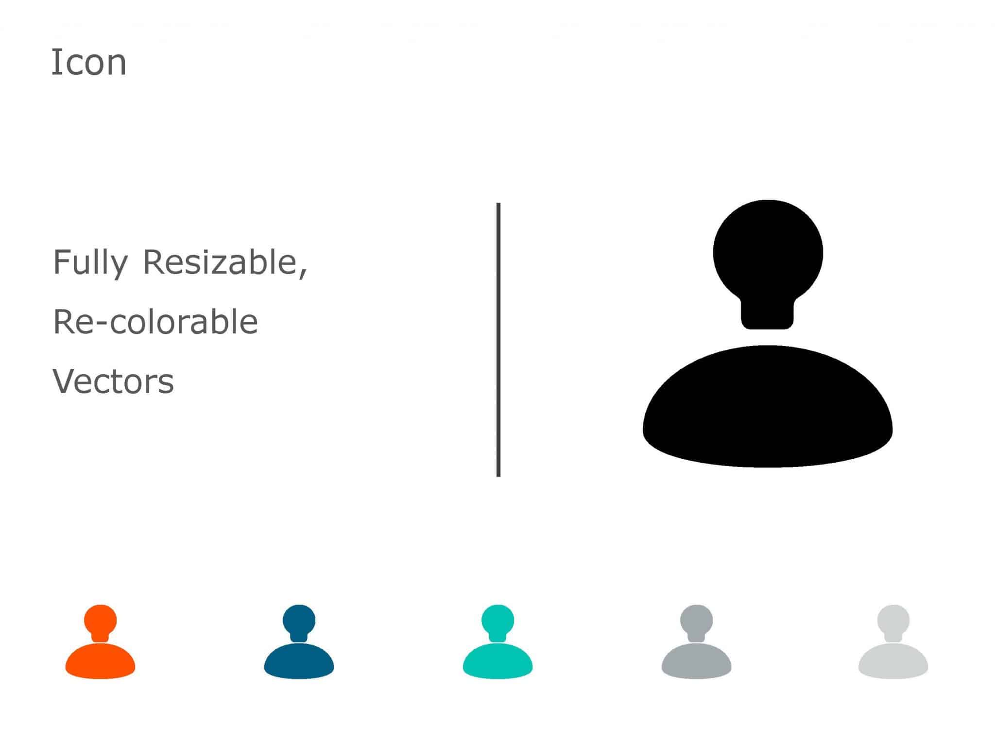 Editable Head Icons For PowerPoint | SlideUpLift