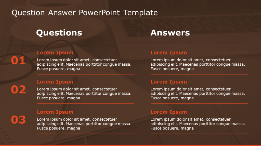 Question & Answer PowerPoint Template | SlideUpLift - Page 2