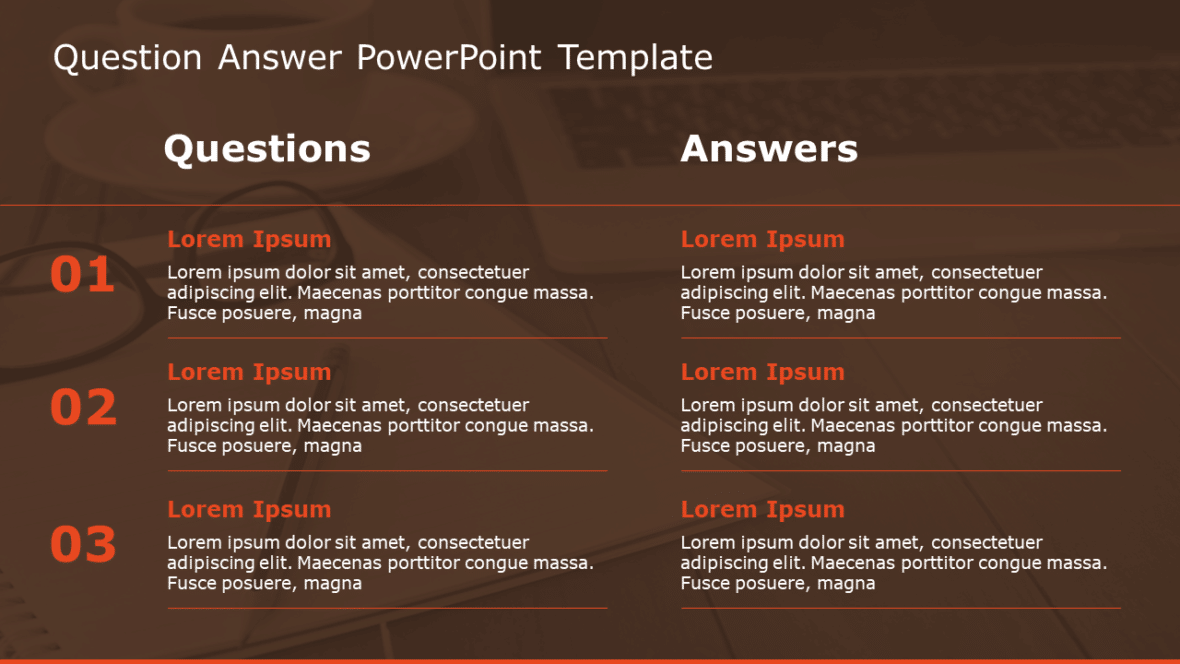 Question & Answer PowerPoint Template | SlideUpLift - Page 2