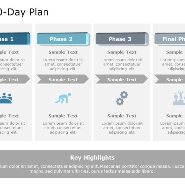 100 Day Action Plan PowerPoint Template | SlideUpLift