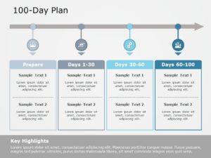 100 Day Plan 08 PowerPoint Template | SlideUpLift