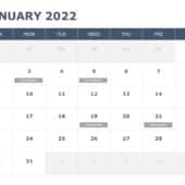 2023 Calendar PowerPoint Template