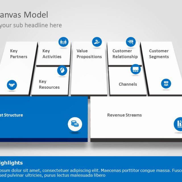 3D Canvas 03 PowerPoint Template