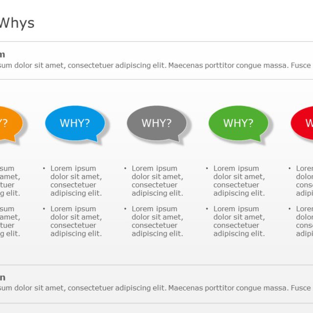 5 Whys PowerPoint Template | SlideUpLift