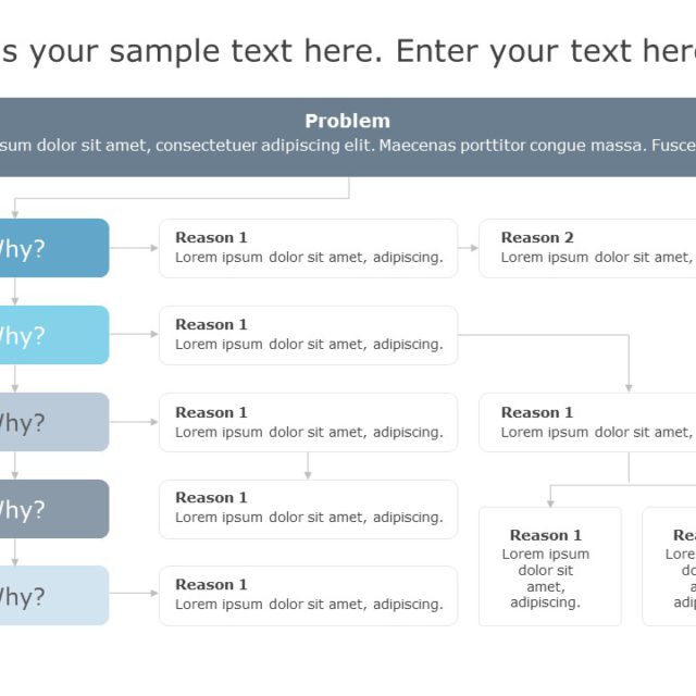 5 Whys 01 PowerPoint Template | SlideUpLift