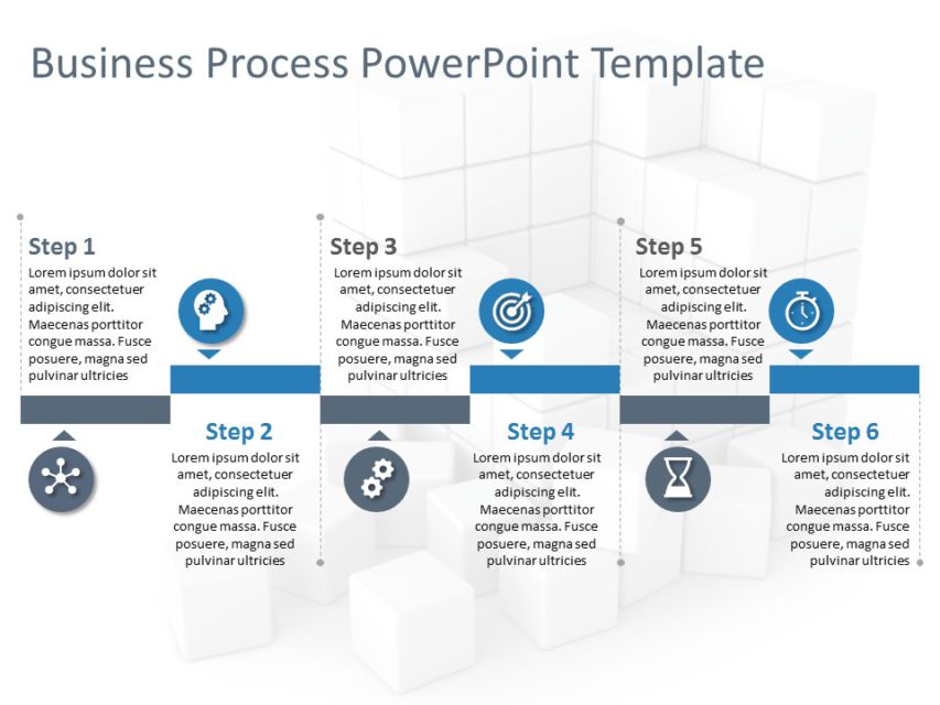Animated Business Process 9 PowerPoint Template | SlideUpLift