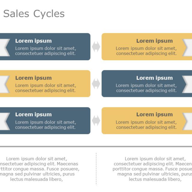 B2B Sales Cycle 03 PowerPoint Template