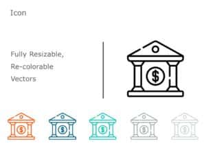 25+ Editable Bank Icons for PowerPoint | SlideUpLift