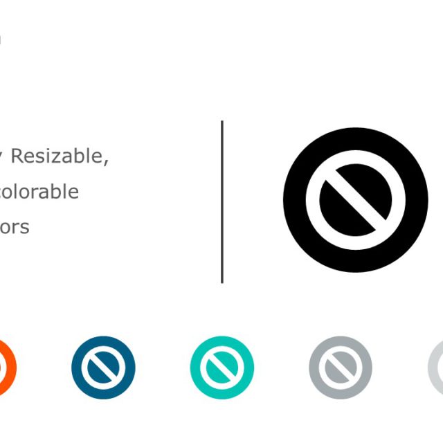 Blocking Icon 05 PowerPoint Template
