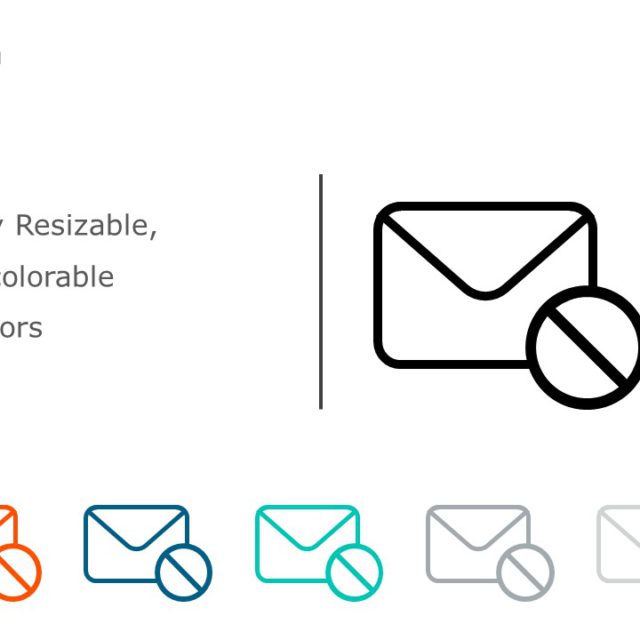 Blocking Icon 02 PowerPoint Template