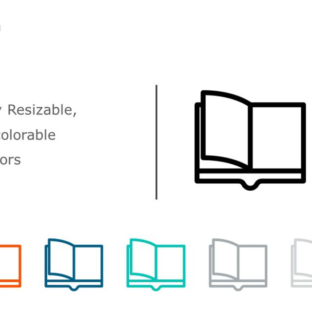 Book Icon 02 PowerPoint Template