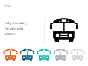 1008+ Free Editable Bus Icons for PowerPoint | SlideUpLift